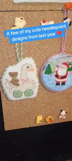 Just sharing some of my #needlepoint designs from 2025 to one of my favorite songs.