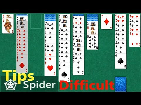 What is the trick to winning Spider Solitaire?