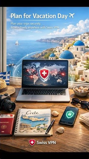 Plan Your Vacation Without Limits 🌍✈️ | Travel Secure with Swiss VPN #vpn #shorts