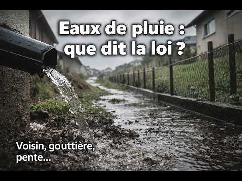 Eau pluviale : la réglementation sur son évacuation