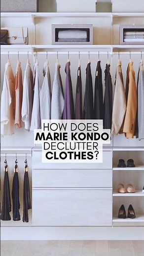 Best Marie Kondo Tip for Decluttering Your Clothes!