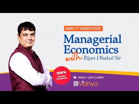 Concept and Scope of Managerial Economics Part-I