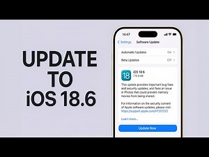 How to Update Your iPhone to iOS 18.6 (Step-by-Step Guide)
