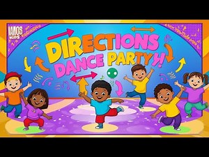 Let's Move! 🚀 Learn Directions with This Fun Dance Song for Kids | Up, Down, Left, Right!