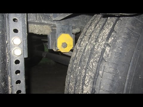 Correct Track Suspension easy Alinment RV Trailer adjusting tow in