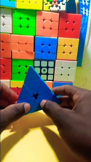 how to solve pyramid cube new magic trick #shorts #ytshorts #rubikscube #youtubeshorts #viral