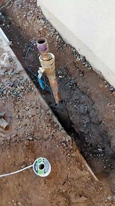 Main Water line installation .