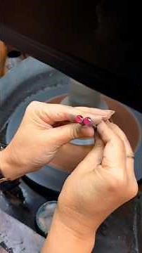 How Rough Rubies Get Transformed into Living Flames of Beauty #ruby #shorts #polishing