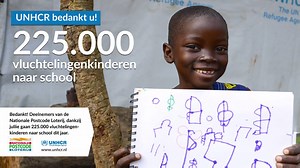 257K views · 598 reactions | UNHCR bedankt de deelnemers van de Nationale Postcode Loterij. Dankzij jullie gaan er dit jaar 225.000 vluchtelingenkinderen naar school. Een prachtig resultaat! | UNHCR Nederland | Facebook
