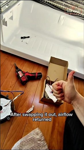 LG Fridge Error Code 1F E — Freezer Fan Motor Failure Fix (Full Repair!) #hotwire #appliancerepair