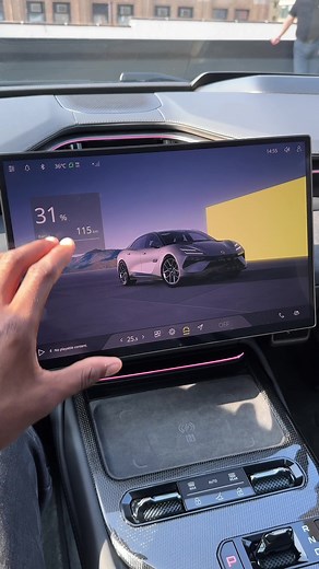 This new electric Lotus is hot... but using a video game engine for rendering car UI is possibly even hotter (working on a full video about the rest of the car)