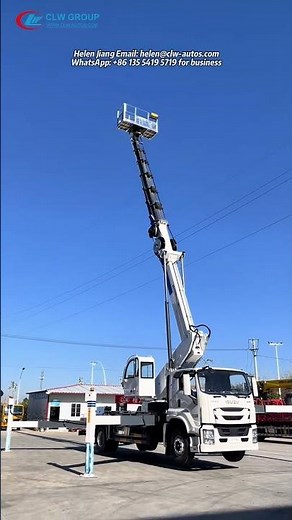 ISUZU GIGA 45 Meters Height Outdoor Telescopic Aerial Working Vehicle 45M High Altitude Bucket Truck