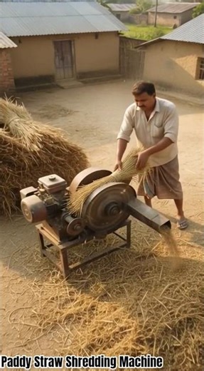 #Paddy Straw Shredding Machine@Amazing World Views