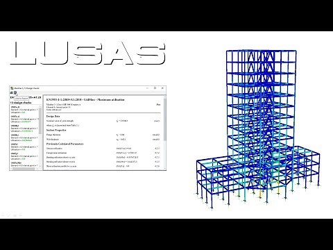 Steel frame design to EN1993-1-1 Eurocode 3 (buildings) using LUSAS