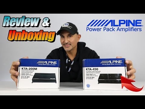 Why Alpine's New Amplifiers Are a Game-Changer KTA-200M and KTA-450