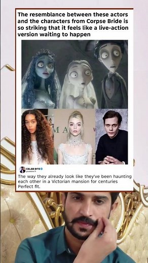 Live-Action Corpse Bride Cast is PERFECT 🤯 #TimBurton