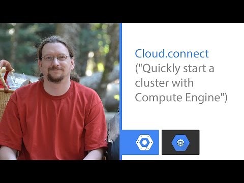 Quickly start a cluster with Compute Engine