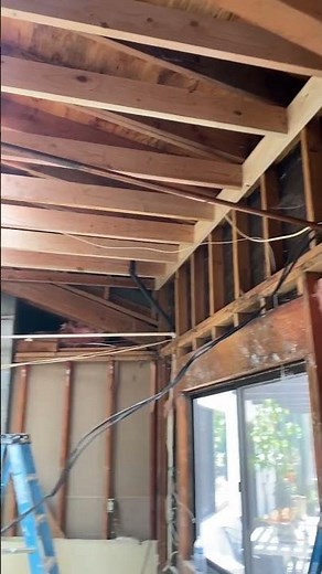 DIY- Framing ceiling soffit #construction #Framing # Remodeling