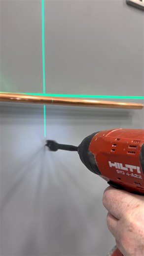Bullfix dot & dab wall fixing solved. Plumber installs a pipe clip with a hilti te6 #hilti #hiltitools #bullfix #DIYPlumbing #diy #AllenHart #howto #hack #plumber #plumbing | Allen Hart