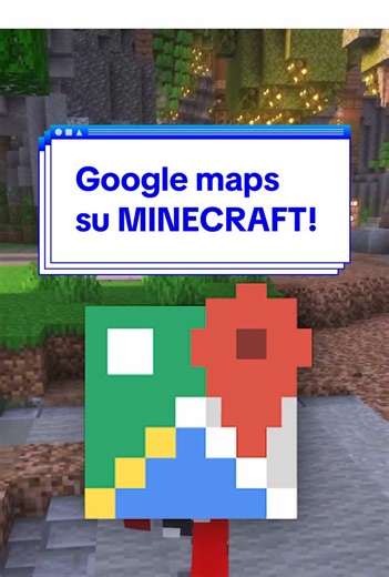 Google Maps su MINECRAFT! IP: play.auramc.it #auramc #googlemaps #minecraft #aura