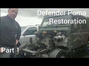 Land Rover Defender 110 Puma 2.4 TDCI Double Cab 4X4 Restoration/Rebuild Part 1 (Introduction)