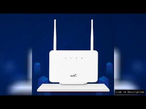 4G LTE CPE Router Modem 300Mbps WiFi Router External Antenna with Sim Card Slot EU Plug for Home Tra