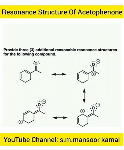 Resonance Structure Of Acetophenone