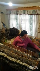 40K views · 785 reactions | Started on the pattern work for new rug from sheep wool. Light grey and lighter brown from blue texel , white wool from cheviot, dark brown from heberdian sheep #farming #animals #sheep #wool #art #craft #hobby #creative #diy #weaving #knitting #crochet #countryliving #countrylife #countryside #selfsufficiency #homestead | Welsh cottage by Zina | Facebook