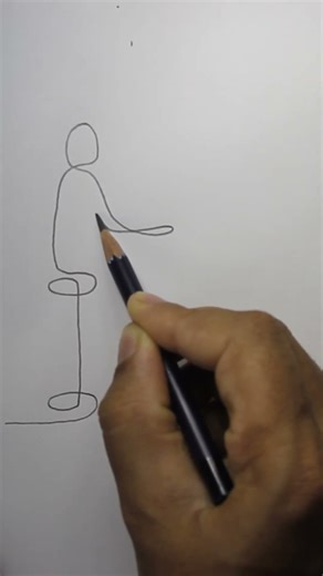 One-Line Art: How to Draw a Pianist with a Single Stroke" 🎵✏️ #drawing