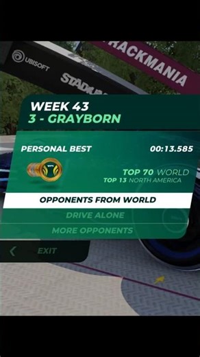 Weekly Shorts - WK 43 - Map 3 - Discovery - Grayborn - Trackmania #trackmania #weeklyshorts