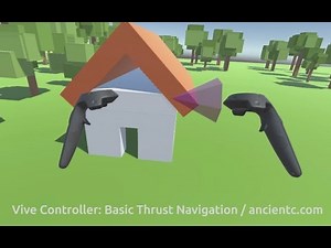 Vive controller: Basic Thrust Levitation Navigation: Unity 3D Asset
