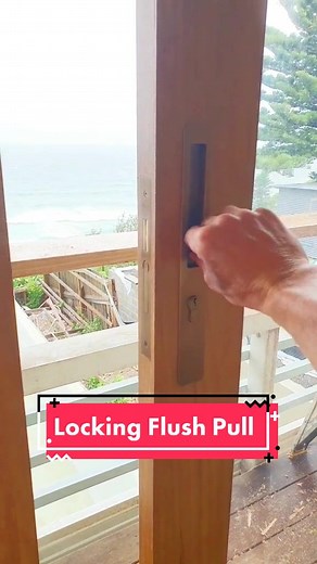 Locking Flush Pull Set Installation Guide