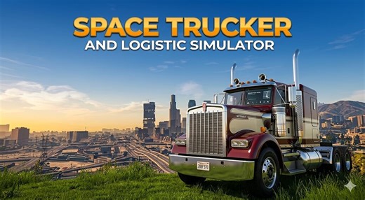 [PAID] Space Trucker and logistic simulator fivem script [QB/QBOX] A Simulator cargo, trucks and delivery & logistic script