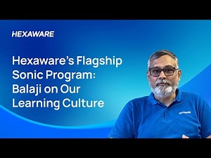 Hexaware’s Flagship Sonic Program: Balaji on Our Learning Culture