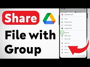 How to Share Google Drive File with a Group (Updated)