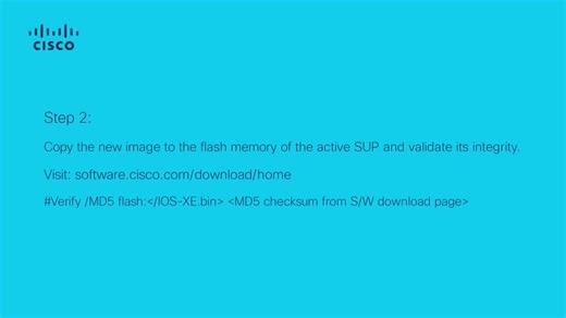Upgrading Catalyst 9600 Quad-Supervisor StackWise Virtual Setup with ISSU - Cisco Video Portal