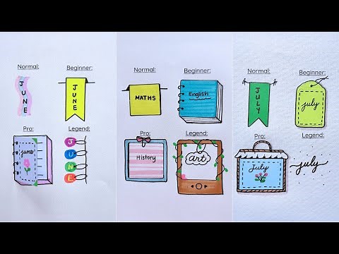 13 Cute & Easy Paper Note Ideas for Journals & Notebooks 💡