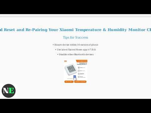 How to Hard Reset Xiaomi Temperature & Humidity Monitor Clock – Re-Pair & Calibrate
