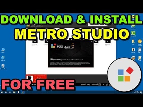 Metro Studio (Free) How to Download, Install and How to make Custom Metro Icons for Windows 10