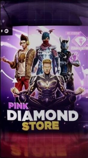 FINALLY PINK DIAMOND STORE EVENT FREE REWARDS CONFIRM 🤩 | FREE FIRE PINK DIAMOND STORE EVENT #shorts