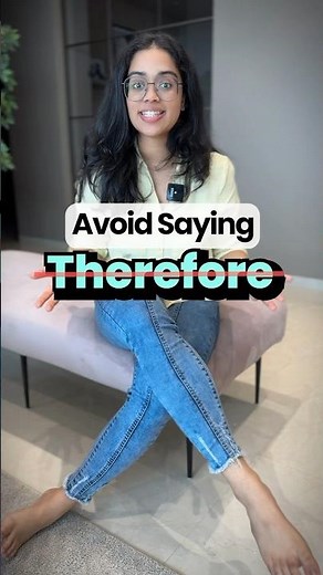 Say Goodbye to 'Therefore': Discover Powerful synonyms with Ananya! English Writing Skills #esl