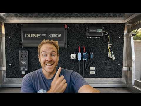 Building the 12v setup from scratch in our NEW CANOPY!