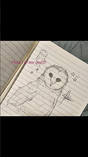How to draw barn owls like me!! [ #barnowls #art #tutorial #drawing #arttutorial #drawingowl