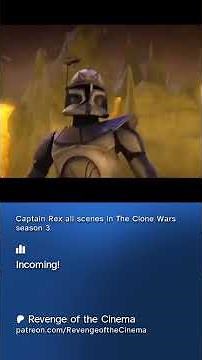 Captain Rex all scenes in The Clone Wars season 3 #starwars #clonewars #captainrex