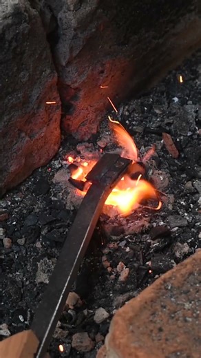 Making Checkering Tool #asmr #blacksmith #forging #fire #tools #how #diy #shorts
