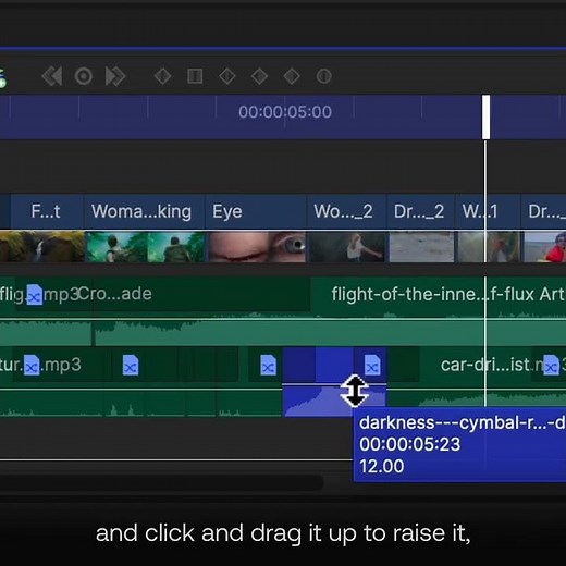 How to change video volume in HitFilm | Audio Techniques