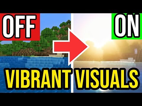 How To Turn On Vibrant Visuals In Minecraft Bedrock PS4/5, Xbox, MCPE & PC!