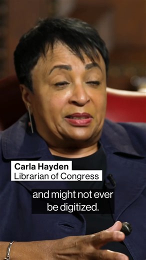 3.1K views · 16 reactions | "The future is definitely digital." Librarian of Congress Carla Hayden tells David Rubenstein institutions like the Library of Congress are preparing their infrastructure for the digital age. Watch this episode of "Peer to Peer Conversations" https://trib.al/Fi7xgpR | Bloomberg | Facebook