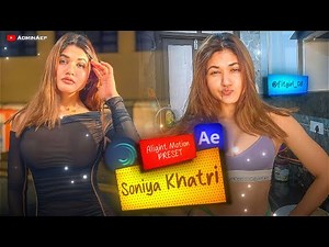 Cutest @fitgirl_08 / Ae inspired AlightMotion project file Preset / #sxit4ma #adminaep #projectfile