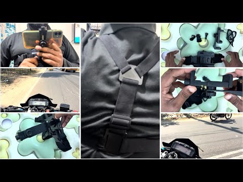 Chest Mount Phone Holder Motovlog | review, and Testing